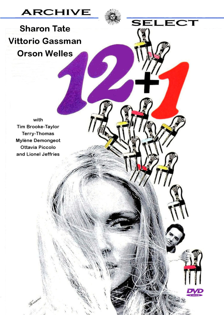 12 + 1 (Twelve Plus One - The Thirteen Chairs) DVD 1969 Sharon Tate